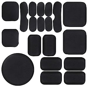 Airsoft Helmet Pads, 19pcs/Replacement Bike Motorcycle Padding Kit Tactical Helmet EVA Foam Insert Bicycle Accessories Soft and Durable, Helmet Foam Pads for MICH CS FMA ACH USMC PASGT