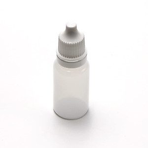 Othmro 30Pcs 0.34oz/10ml White Translucent Plastic Portable Liquid Dropper Bottles Empty Squeezable Eye Liquid Dropper Bottles Containers with Caps