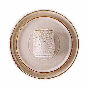 Stone by Mercer Project SHOSAI Stoneware 16-Piece Dinnerware Set, Sand