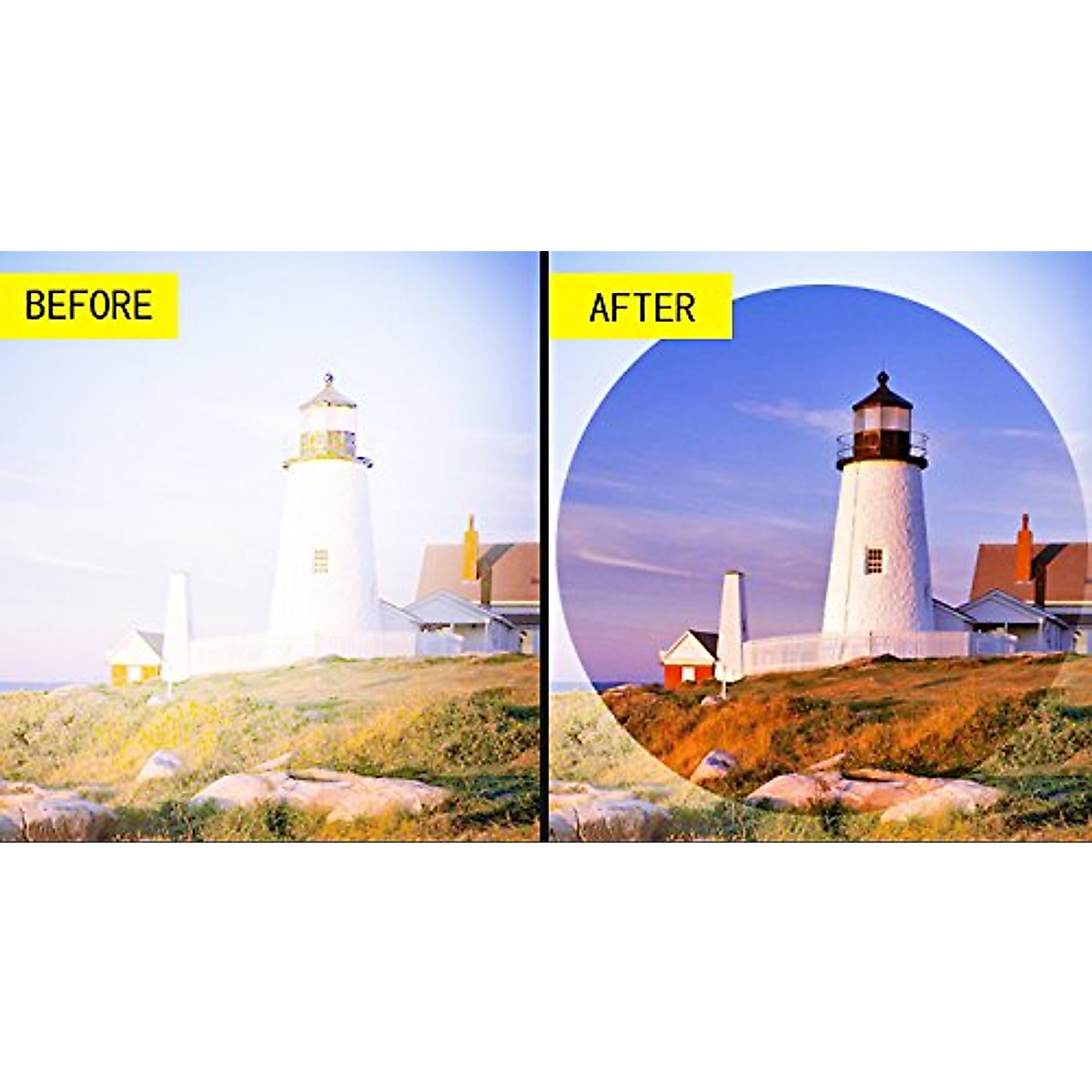 Freeprint Polarized Solar Shield Fit Over Glasses Driving Sunglasses for Men and Women，Black