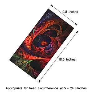 LOTUYACY Outdoor Wide Headband, Neck Gaiter Windproof Scarf Sunscreen Breathable Bandana for Men&Women,Multi Function Headwear
