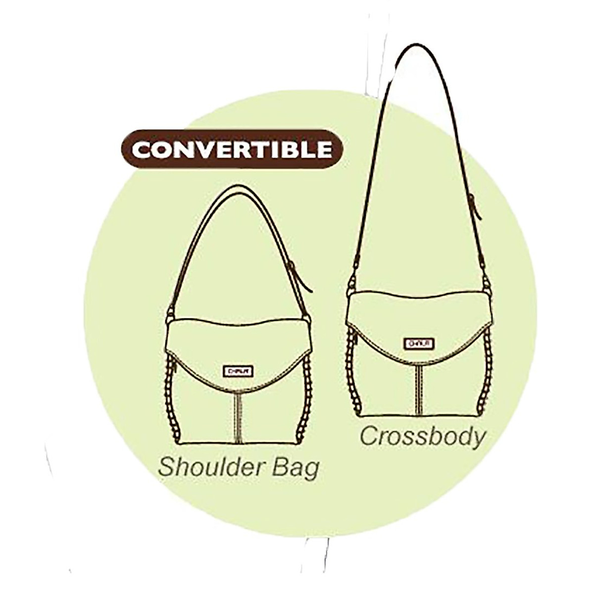 Chala Charming Crossbody Bag with Dragonfly Black