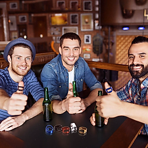 10 Pieces Ring Bottle Opener Stainless Steel Beer Bottle Opener Colorful Finger Bottle Opener for Party Present Supplies