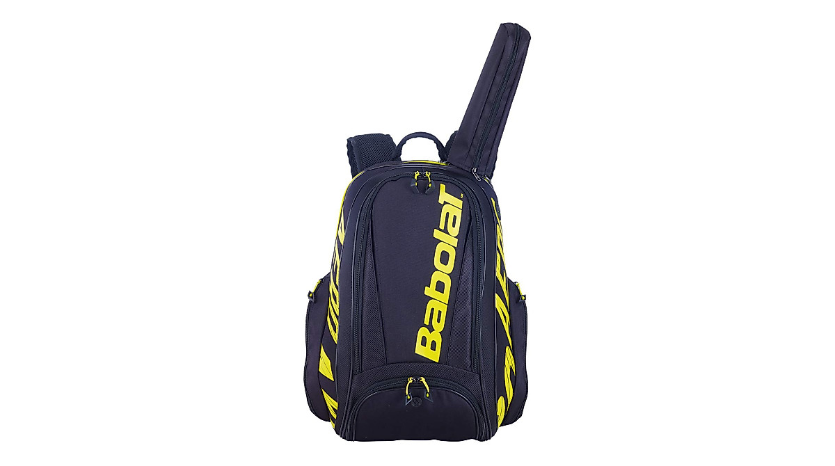 Babolat BP Pure Aero Backpack Black/Yellow for Tennis Players