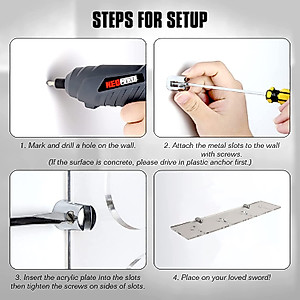 WANLIAN Wine Glass Holder Wall Mounted Wine Glass Holder Acrylic Wall Mounted Wine Glass Holder Cabinet Tableware Lower Wine Glass Holder and Wine Glass Storage Rack (Transparent 2 pieces)