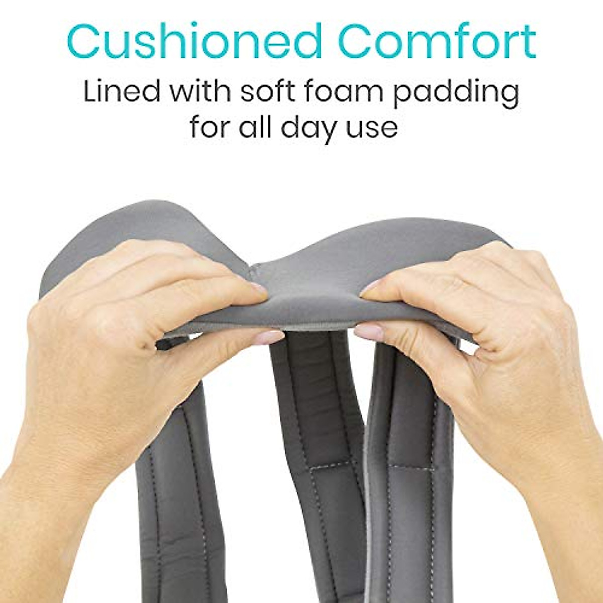 Vive Resting Hand Splint (Left) - Night Immobilizer Wrist Finger Brace - Thumb Stabilizer Wrap - for Arthritis, Tendonitis, Carpal Tunnel Pain - Functional Support for Sprains Fractures (Small)