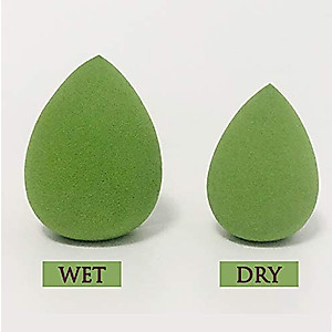 TONSNY beauty sponge Makeup Sponge for Foundations, Cosmetics Beauty Sponge and Vegan Makeup Sponge - For Powder, Cream or Liquid 2 Piece