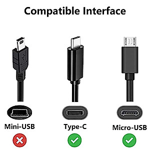 Replacement USB-C Charging Cord, KQWOMA 2Pack USB Charger Cable Compatible with Paperwhite, Fire, Fire Tablet, Fire Tablet HD, E-Reader, Oasis and More Devices