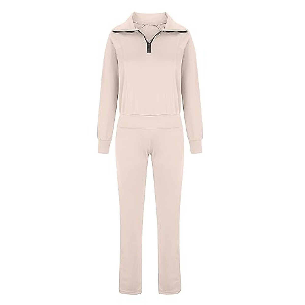 My Recent Orders Placed By Me Sweatshirt and Sweatpants Set Women Women Fashion 2023 Lounge Sets Oversized Sweatshirt Wide Leg Sweatpant Comfort 2 Piece Outfits Sweatsuit Loose Tracksuit H02 Beige
