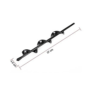 XXYFFS 9 Sizes Garden Power Tools-Ground Drill Spiral Drill Bit Auger Seed Plant Flower Planting Hole Digger Tool