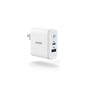USB C Charger, Anker 32W 2 Port Charger with 20W USB C Power Adapter, PowerPort PD 2 with Foldable Plug for iPad/iPad Mini, for iPhone 14/14 Plus/14 Pro/14 Pro Max/13, Pixel, Galaxy, and More