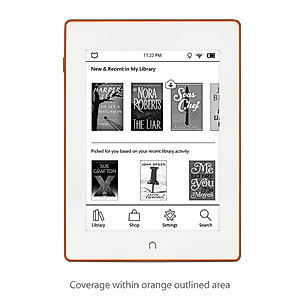 BoxWave Screen Protector Compatible With Barnes & Noble Nook GlowLight Plus (2015 Edition 6 in) - ClearTouch Anti-Glare (2-Pack), Anti-Fingerprint Matte Film Skin