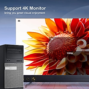 Dell OptiPlex 7010 Tower Computers with 24 inch Monitor,Intel i7,16GB Ram New 512GB SSD+2TB HDD Refurbished Desktop Computer