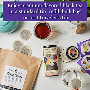The Republic of Tea – Mango Ceylon Black Tea, Metabolic Frolic Tea, 50 Tea Bag Tin