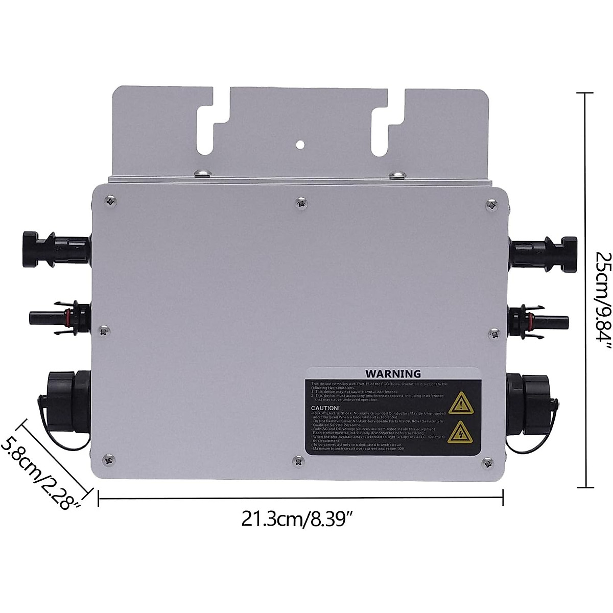 CNCEST 700W Micro Inverter Solar Grid Tie Microinverter IP65 Control Self Cooling 120/230V Automatic Identification Power Inverters,LCD Display Waterproof Solar Grid Tie Micro Inverter DC54V