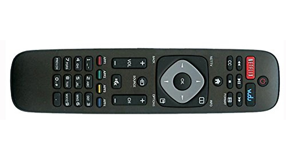 Universal Philips TV Remote - Easy Setup for 23-65" Models