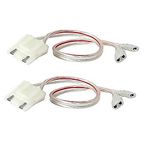 NuIth 72-1002 Car Door Speaker Wirng Harness Connector Adapter Select for Dodge Ram/Jeep Eagle Vehicles 1984-2002 Install Aftermarket Speaker Wire Plug 2PC