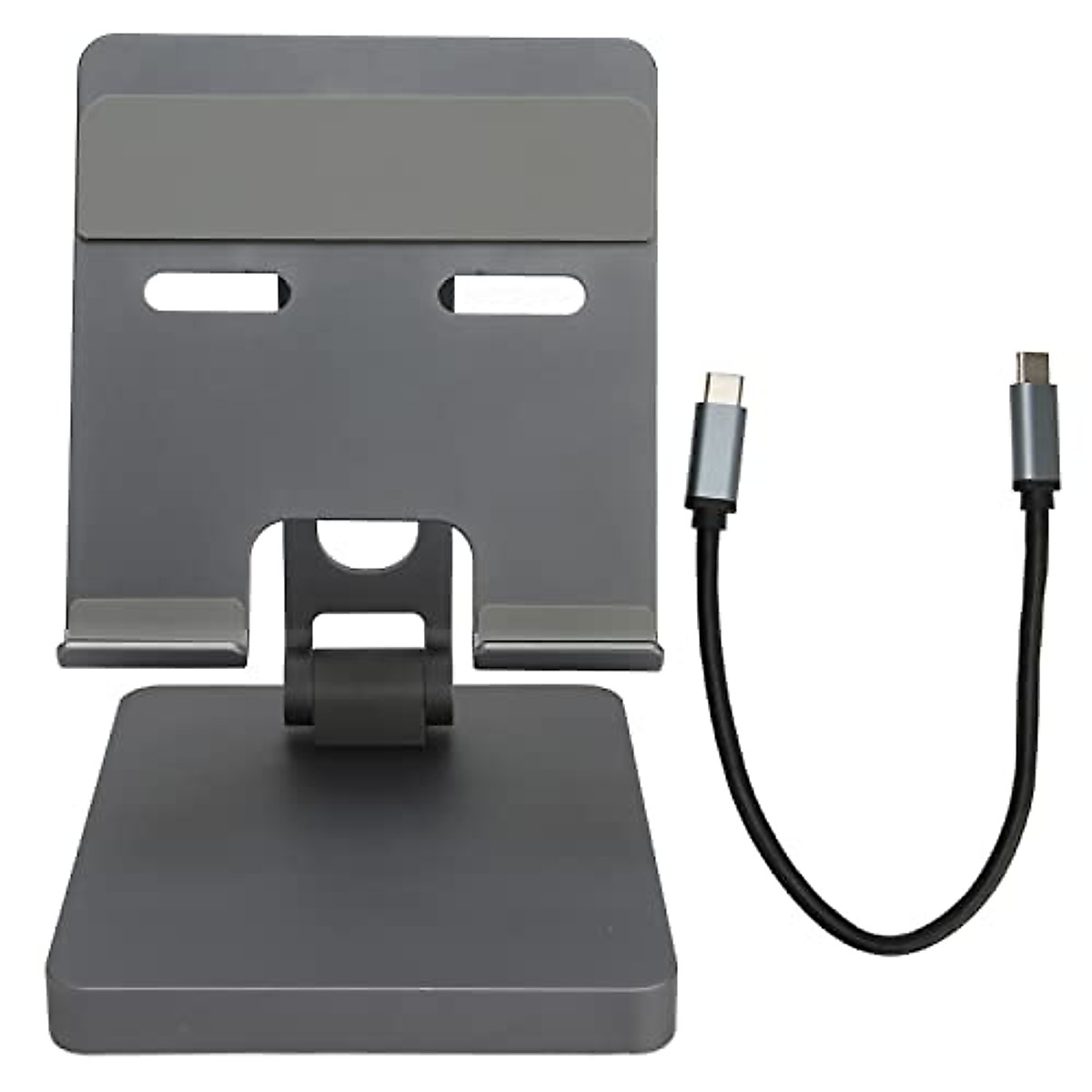 Asixxsix 10 in 1 USB C Hub, Portable Stand Hub with 100W PD Charging, 2 USB A 10Gbps, USB 3.1 Ports, 4K HDMI, 3.5mm Jack and 1000Mbps RJ45 Plug and Play USB C Docking Station for Tablet