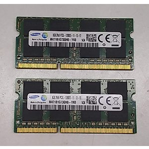 Samsung RAM Memory Upgrade DDR3 PC3 12800, 1600MHz, 204 PIN, SODIMM for 2012 Apple MacBook Pro's, 2012 iMac's, and 2011/2012 Mac Mini's (16GB Kit (2 x 8GB))