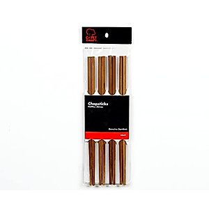 Chef Craft Select Bamboo Chopsticks 4 piece set, Natural