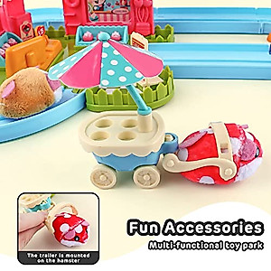 XQW Hamster Track Toys for Kids,Pets Set Toy Suitable for Ages 3, 4, 5,6,7, Kids Toy Great Gift Toddlers, Toy for Boys and Girls.(Rat Set)