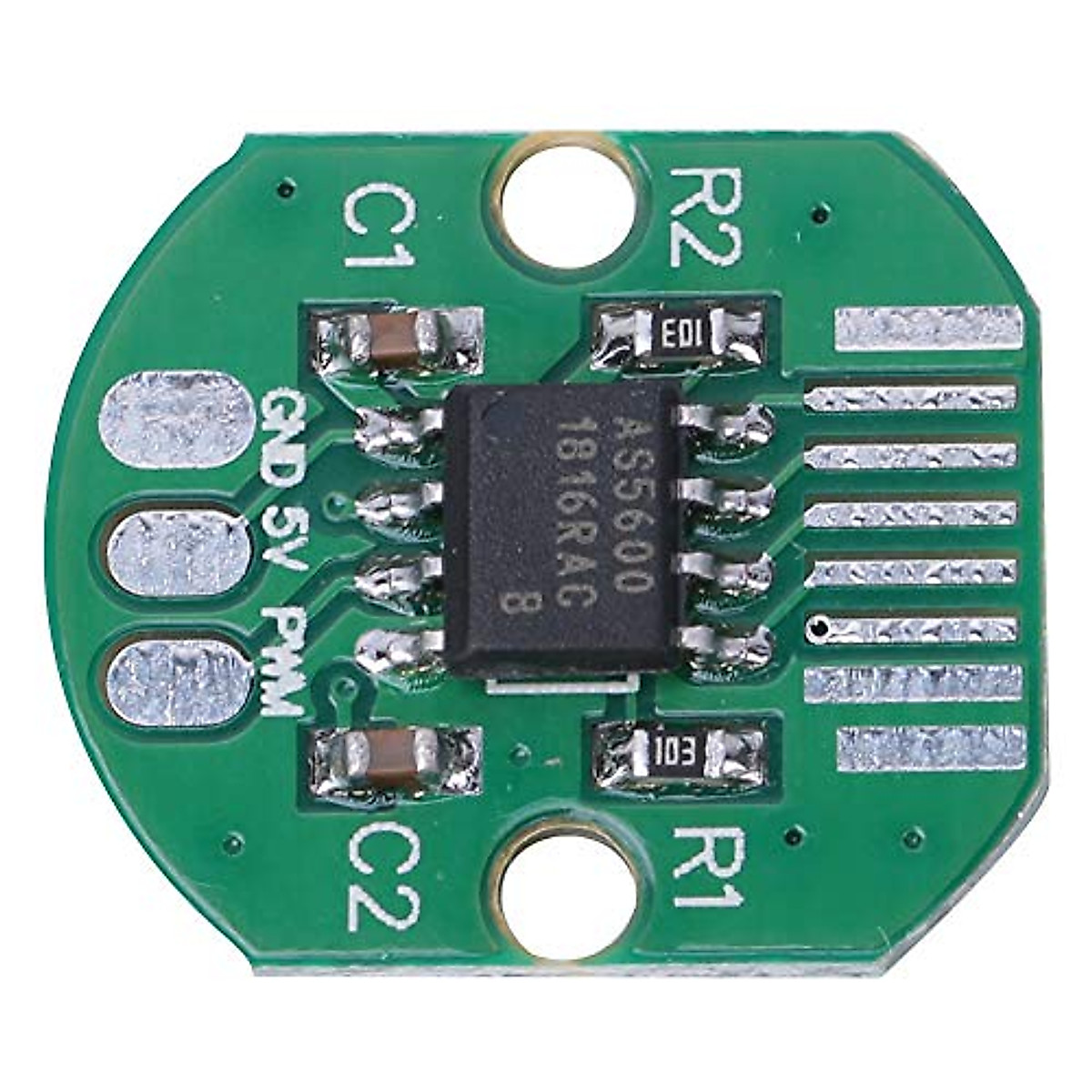 Hyuduo Motor Encoder AS5600 Absolute Value Encoder PWM I2C Port High Accuracy 12 Bit Encoder Set PWM i2c Interface Precisionfor Brushless Fan Motors