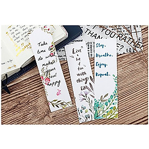Beautiful Flower Bookmarks for Women Kids Girls Teens Children,30PCs