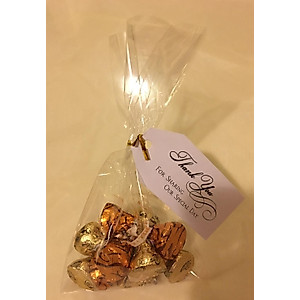 FUNNYARD Clear Cello Treat Bag 100 PCS 4x9 Cellophane Goody Party Favor Candy Bags with 4'' Twist Ties for Wedding Bakery Cookies Dessert Birthday Cake Pops Buffet Supplies