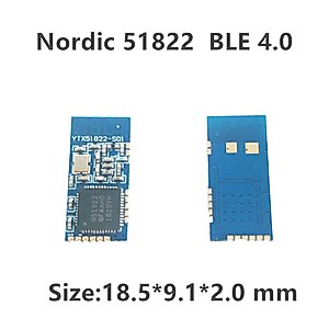Nordic BLE 4.0 nRF51822 Controller Chip Bluetooth Module Small Size 18.5 x 9.1x 2.0mm 5 Pack