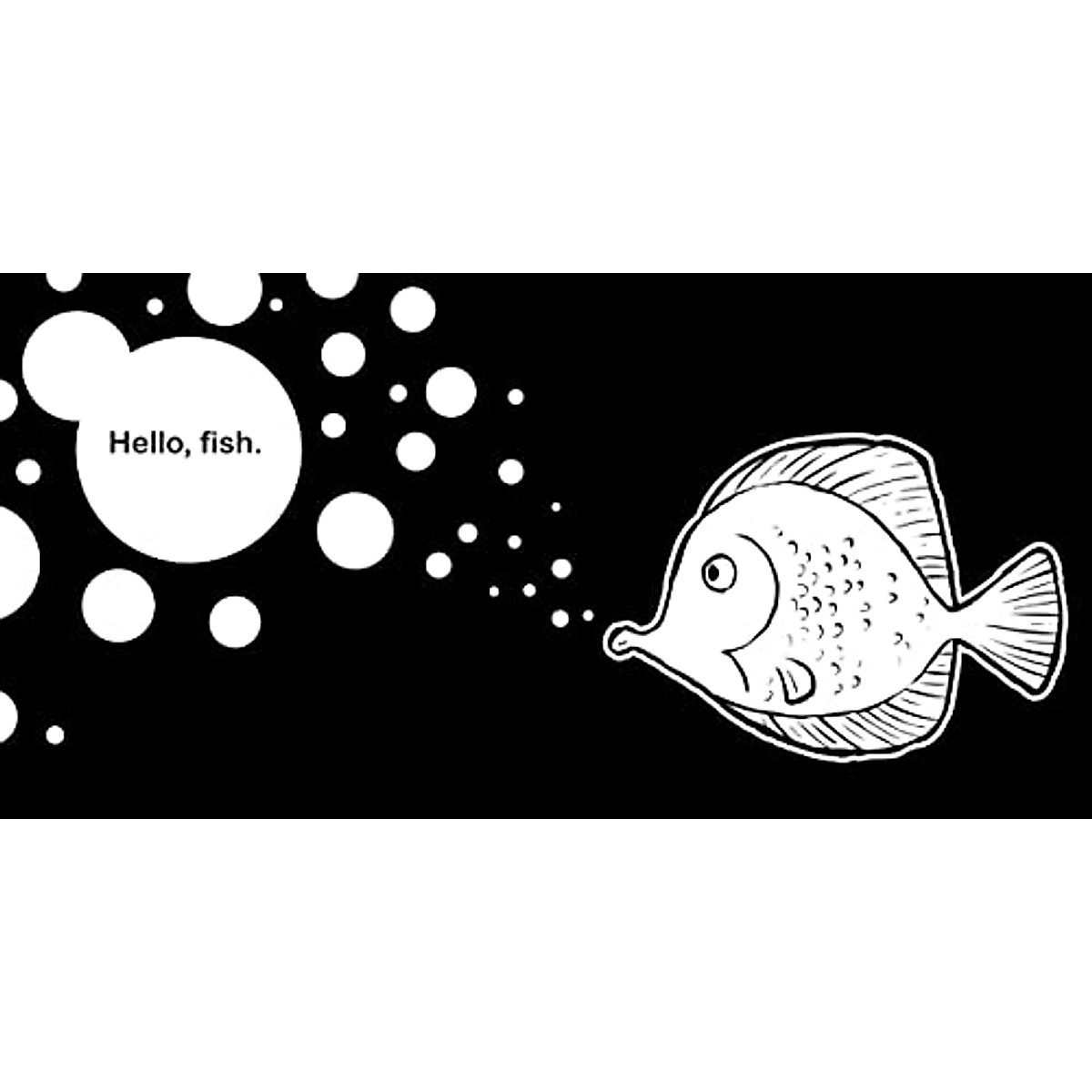 Hello, Ocean Friends: A Black-and-White Board Book for Babies That Helps Visual Development (High-Contrast Books)