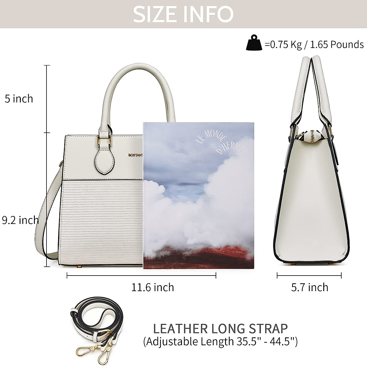 BOSTANTEN Women Handbags Genuine Leather Top Handle Satchel Purse Fashion Work Daily Tote Bags