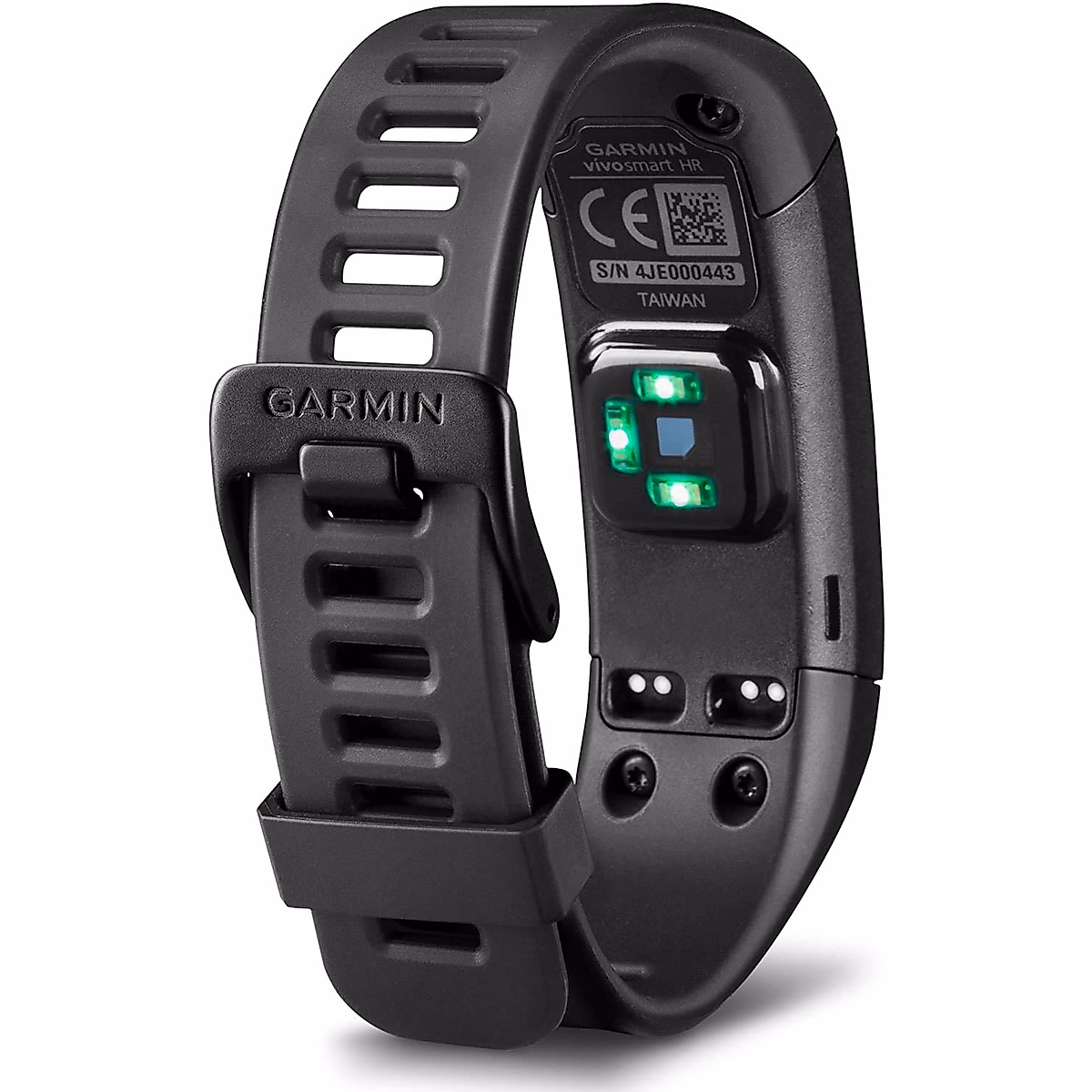 Garmin vívosmart HR Activity Tracker Regular Fit Smart Fitness Band- Black-010-N1955-00 (Renewed)