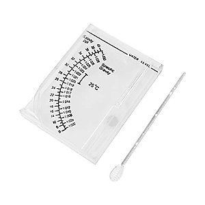 GLOGLOW Accurate Hydrometer Salinity Meter, Seawater Hydrometer Accurate Automatic Hydrometer Salt Water Salinity Meter for Aquarium Fish Tank Marine Sea Saltwater