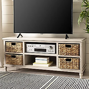 Safavieh Home Collection Rooney Entertainment TV Unit, Vintage Grey