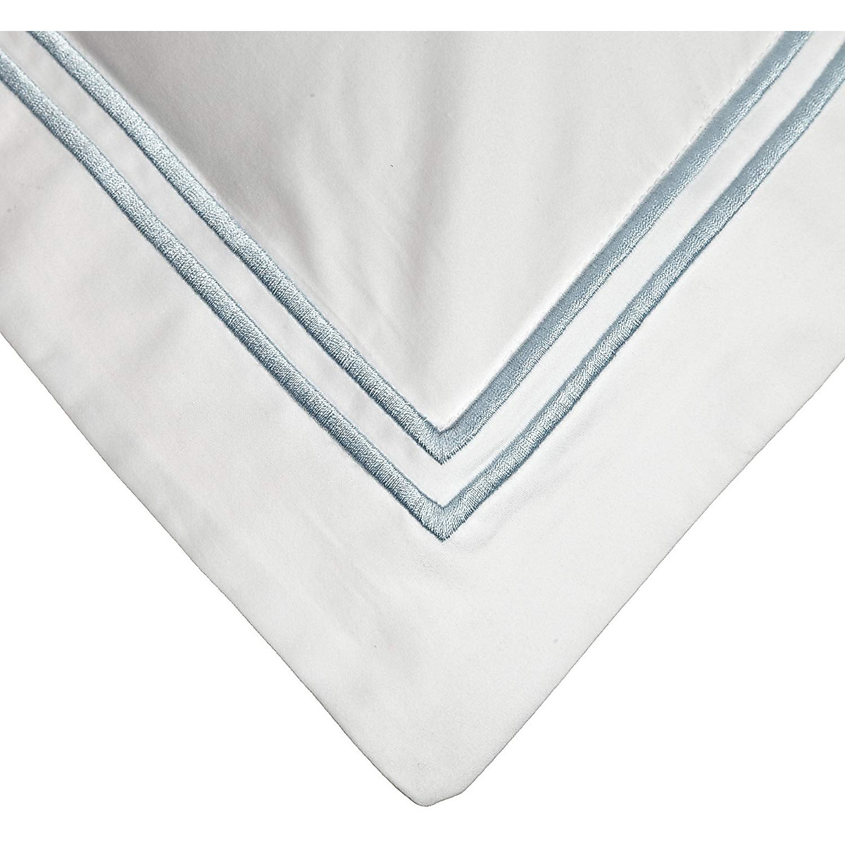 Dornick Decor 400 Thread Count 100% Cotton Sateen Duvet Cover Set Twin XL Light Blue