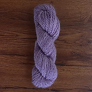 100% Baby Alpaca Yarn Wool 100g Hank Bulky Weight Hand Dyed Made in Peru - Heavenly Soft and Perfect for Knitting and Crocheting (Lavender, Bulky Hand Dyed - 100g Hank)