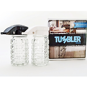 Moisture Proof Humidity Free Shake it Free Shaker Glass Salt and Pepper Shakers by Tumbler Home