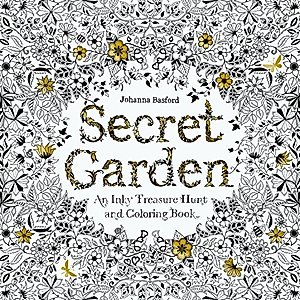 Secret Garden: An Inky Treasure Hunt and Coloring Book for Adults