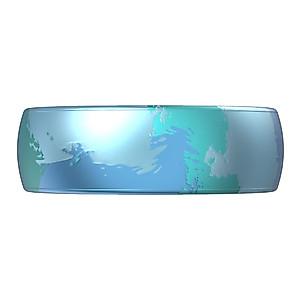 Enso Rings Handcrafted Classic Silicone Ring – Comfortable and Flexible Design – 6.6mm Wide, 1.75mm Thick (Deep Sea, 10)