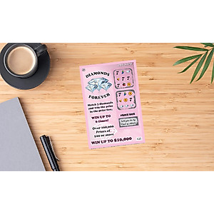 My Scratch Offs 1 Card Will You Be My Maid of Honor? Fake Lottery Lotto Replica Scratch Off Card for Wedding Party and Bridal Shower