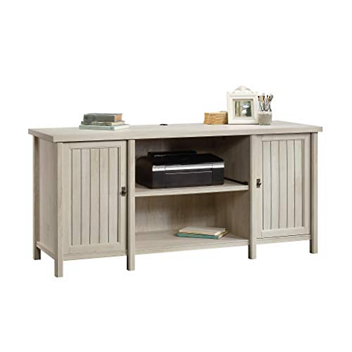 Sauder Costa Credenza, Chalked Chestnut finish