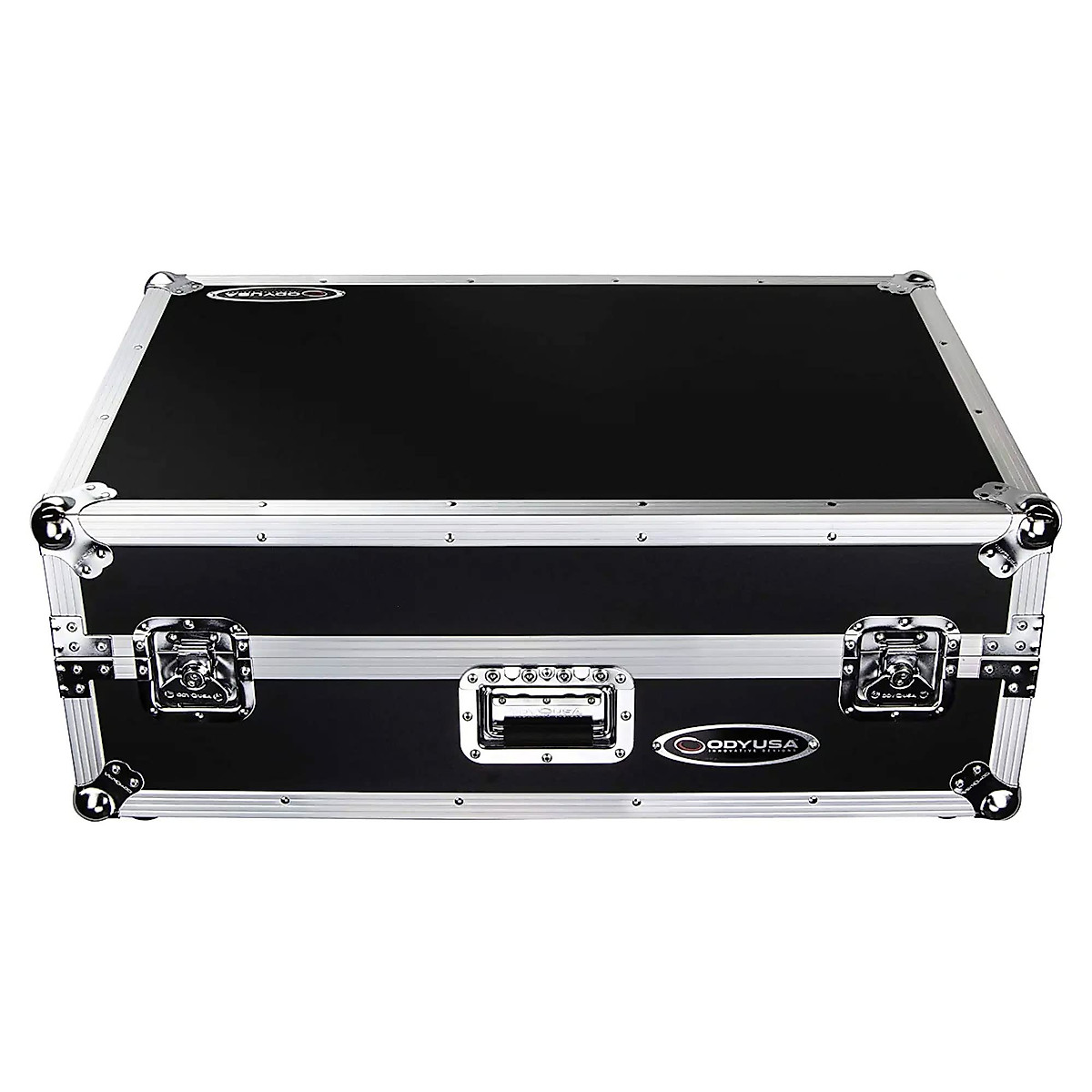 ODYSSEY FZGSPRIME4W2 Denon Prime 4 Flight Case with Patented Glide Laptop Platform & 2U Rack Spaces