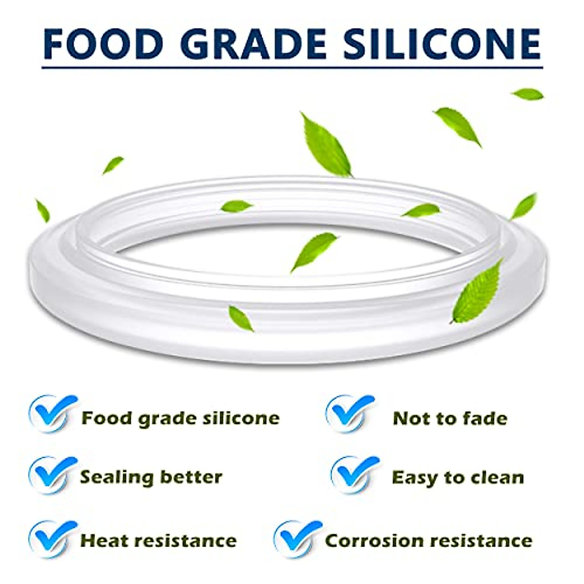 NEOUZA 51mm Brewing Group Head Silicone Gasket 2Pcs Compatible with Delonghi Dedica EC680/EC685/820/850/860 Smeg ECF01