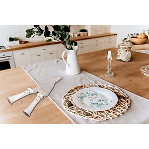 Heart and Cross Stainless Steel Wedding Cake Server Set Reception New