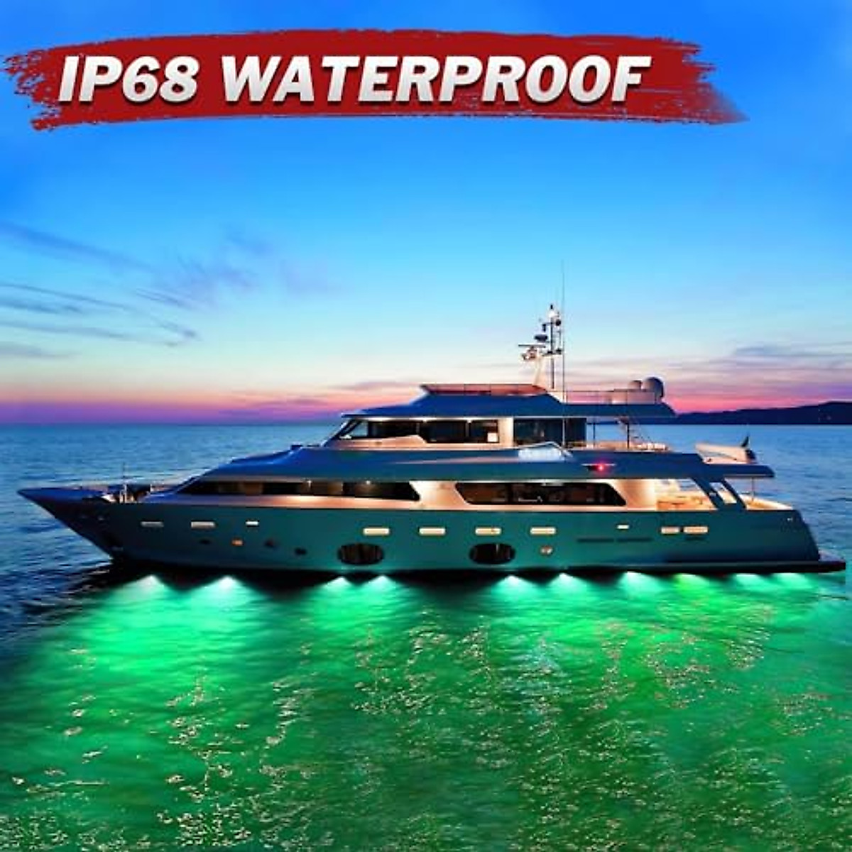 Lumimotor 8 Pods RGB LED Rock Lights Bluetooth App/Remote Control Music Voice Flashing Timing Modes Multicolor Car Underglow Light Kit for Truck Pickup UTV ATV Side by Side Golf Cart Boat