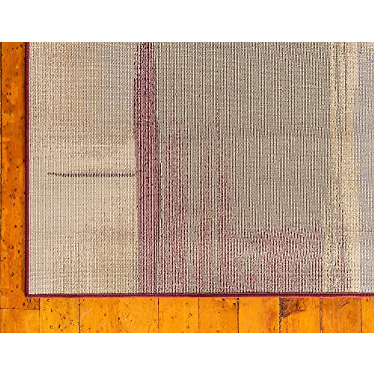 Unique Loom Barista Collection Area Rug - Timor (8' Square, Multi/ Red)