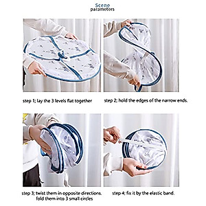 Fashion & Lifestyle Large Size Sweater Hanging Dryer, 3 Tier Folding Drying Rack, Lay Flat to Dry Mesh Clothes Hanger for Sweater, Delicates and Swimsuit 30.3" L x 24" W x 31 "H (1 pcs)
