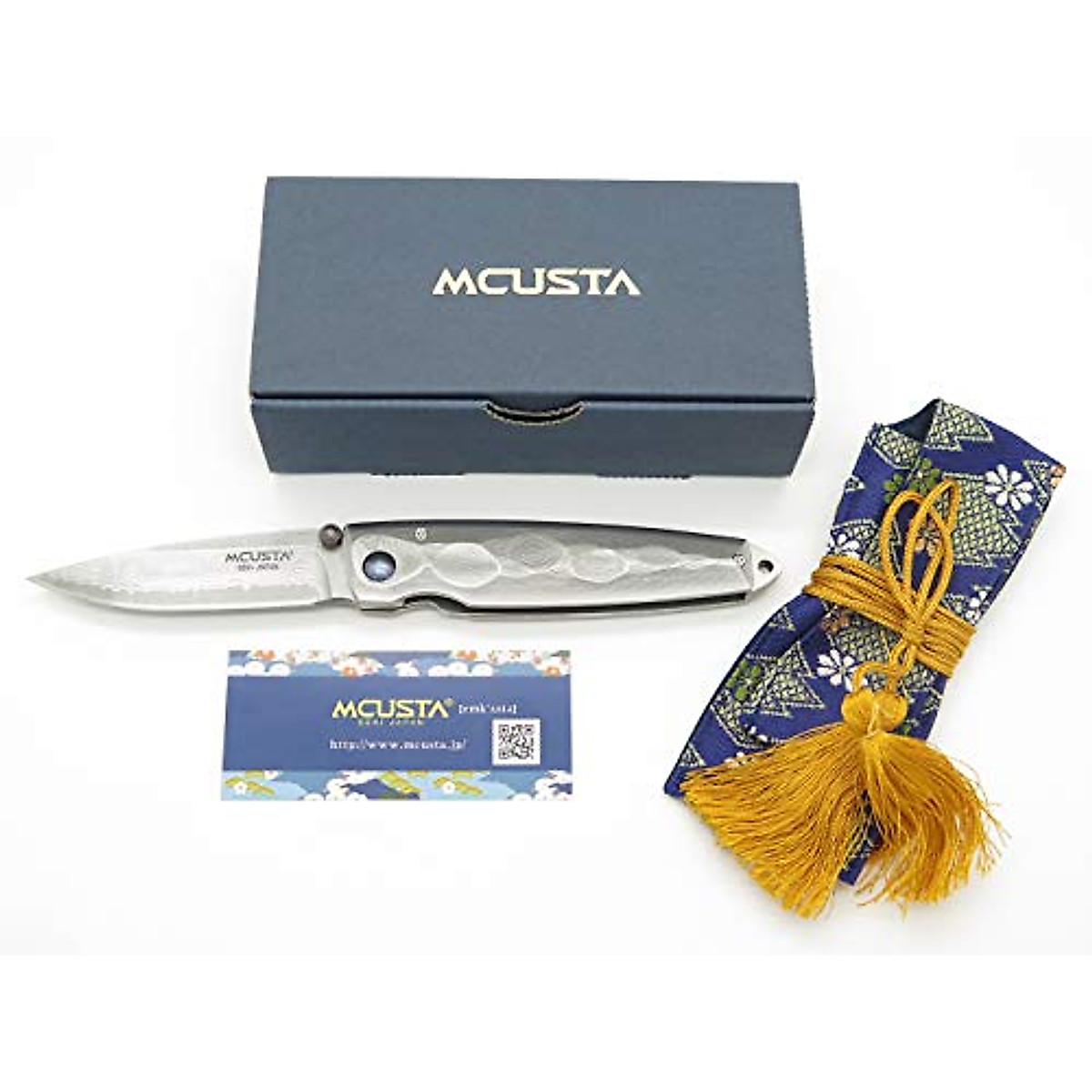 Mcusta Seki Japan Tsuchi MC-34D VG-10 Damascus Gentleman Folding Pocket Knife