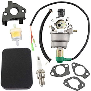HURI Carburetor w/Gaskets + Spark Plug for 13HP 14HP 15HP 16HP 188F 190F Jingke Kinzo Generator