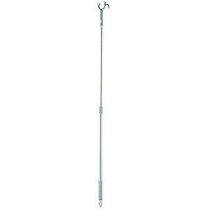 Long Reach Stick Retractable Closet Pole with Utility Hook Telescoping Reach Clothes Pole with Long Handle